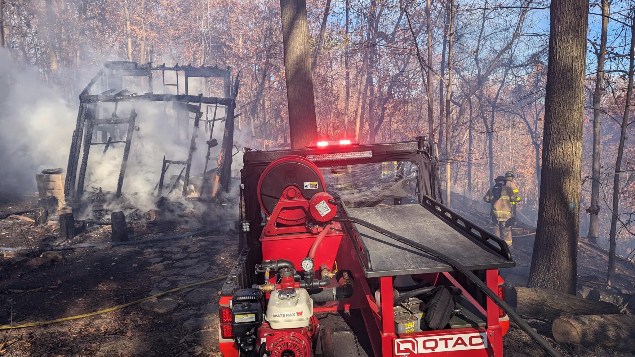 Brush Fire / Stuctural Fire in Reserve – Cherry City VFC